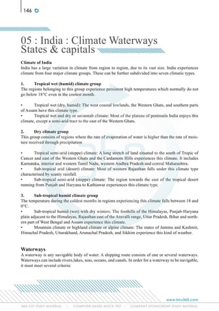 IMU CET Study Material Sample | PDF