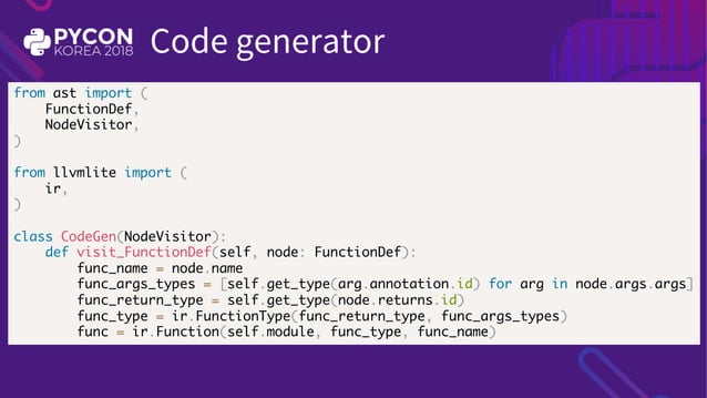 Imugi: Compiler made with Python | PDF
