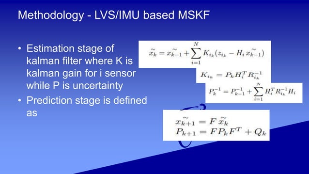 IMU and LiDar vision system using Neural network | PPT