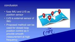 IMU and LiDar vision system using Neural network | PPTX