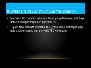 Imunisasi bcg | PPT