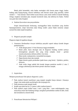 Imunisasi campak pada anak | DOCX