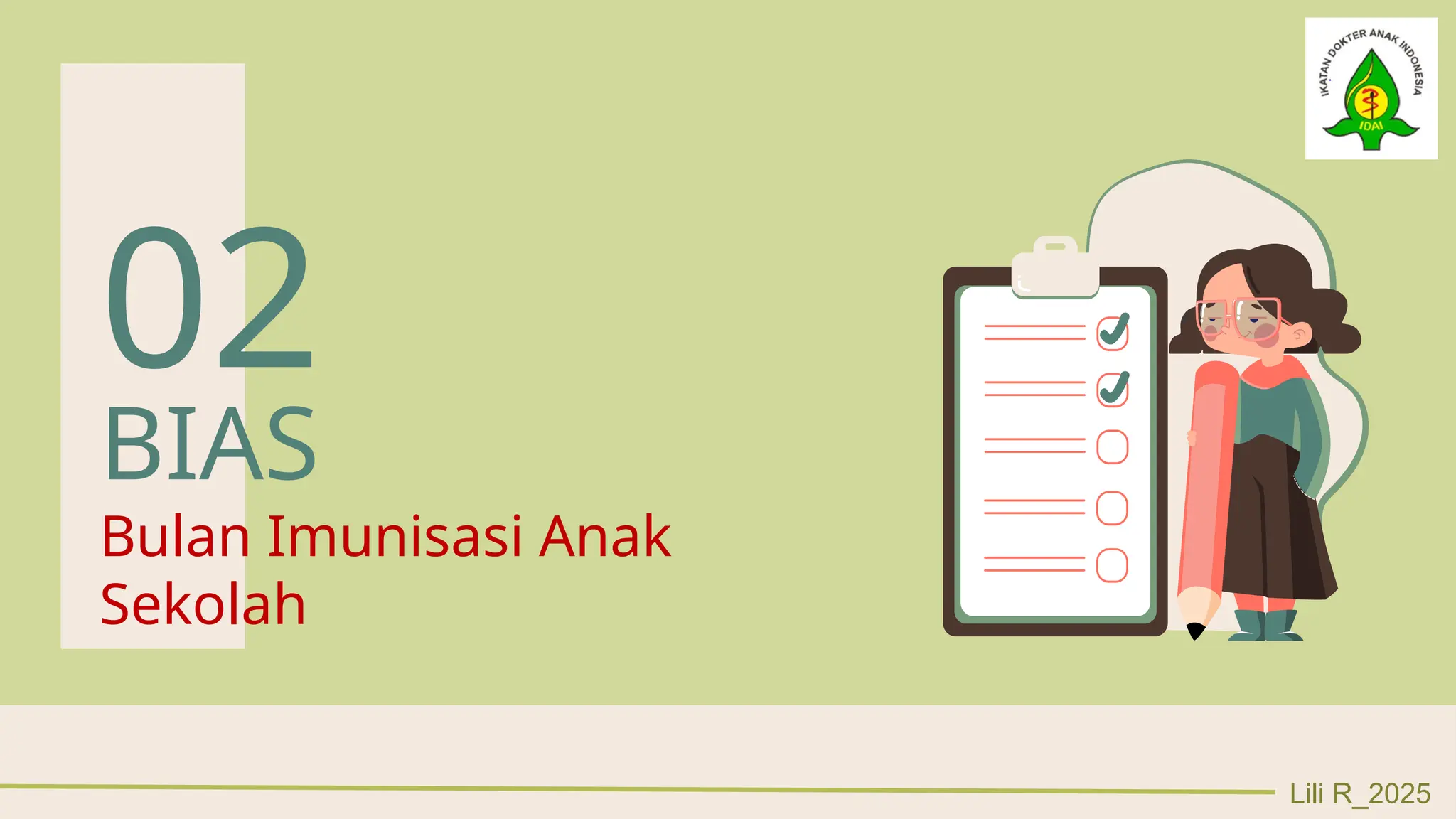 Imunisasi_IDAI-_2025_dalam Sosialisasi Pemberdayaan Kader Imunisasi | PPTX