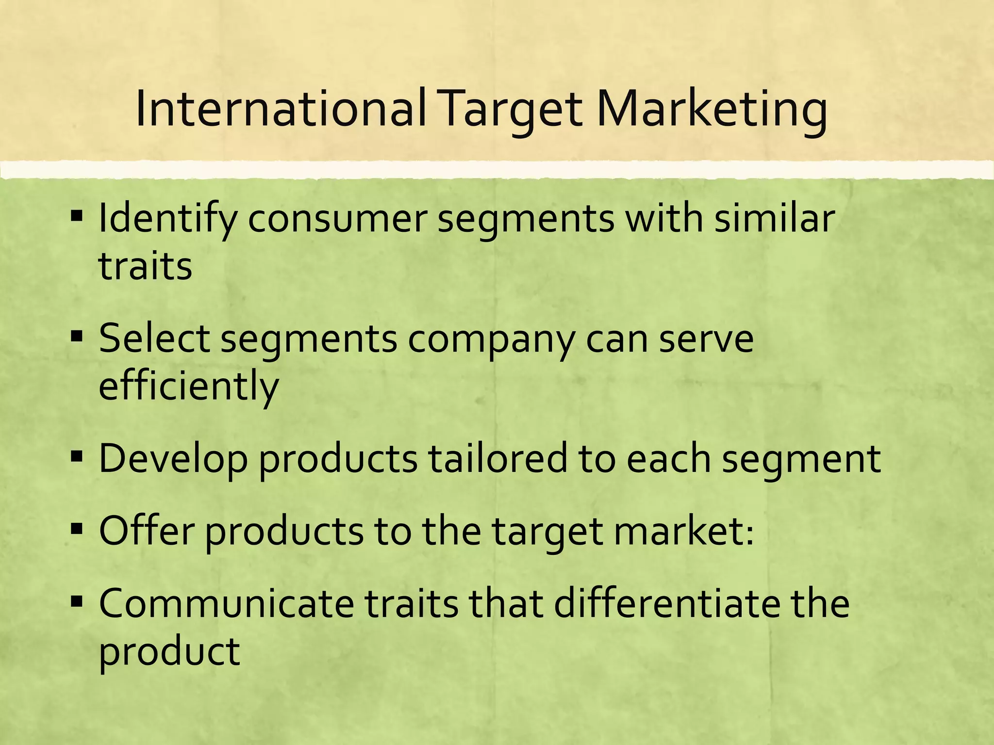 International Marketing/Domestic Marketing/scope/importance/challenges ...