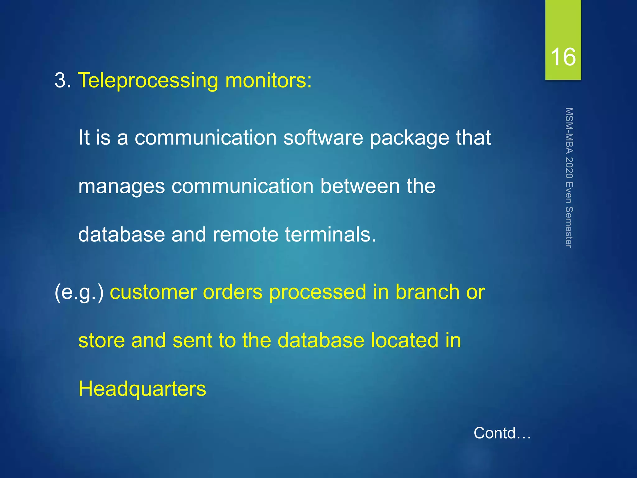 Information Management Unit 3 Database Management Systems Pptx