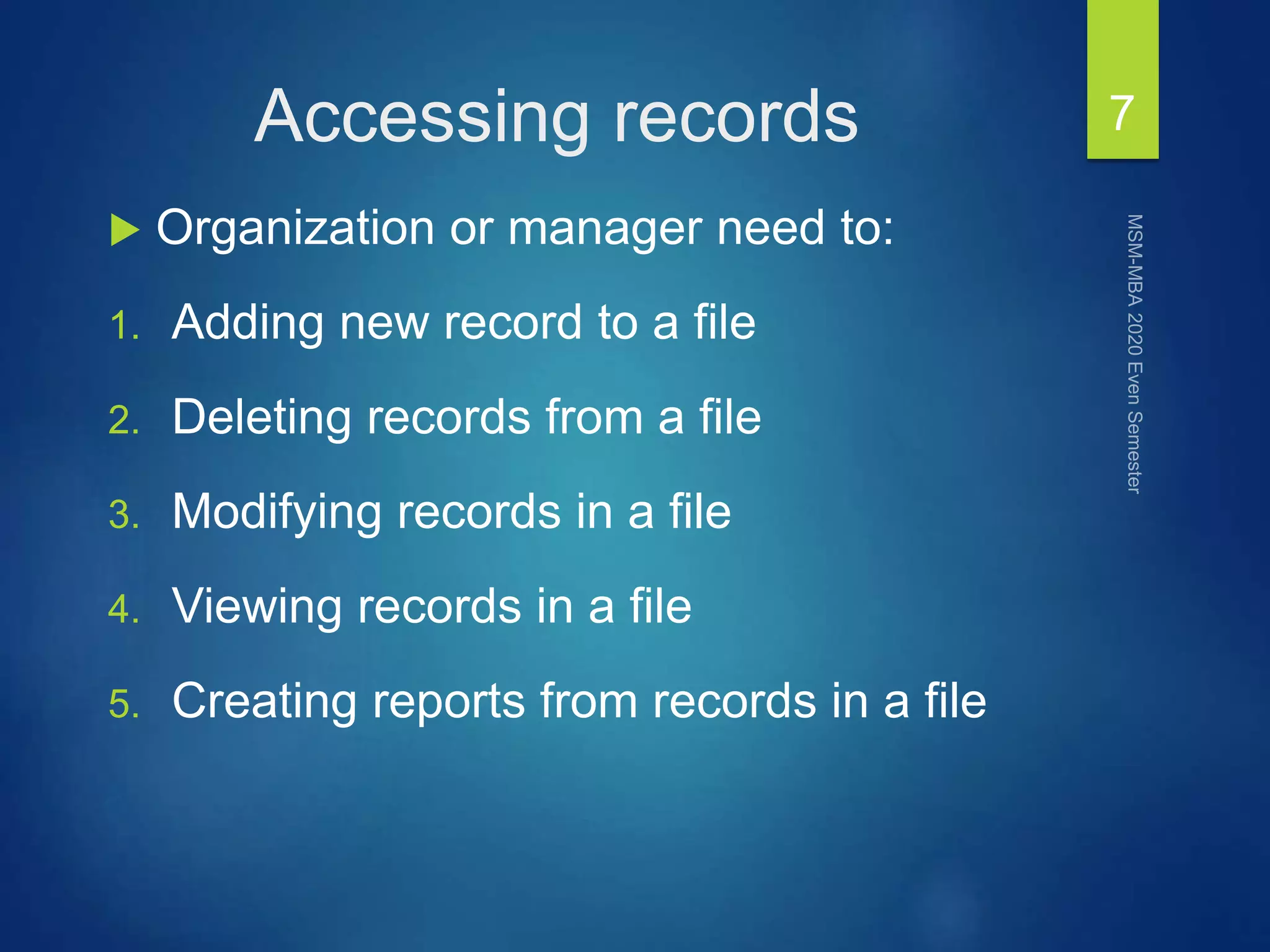 Information Management Unit 3 Database Management Systems Pptx