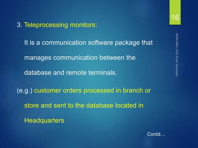 Information Management unit 3 Database management systems | PPTX