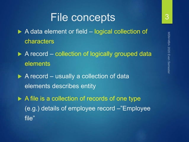 Information Management Unit 3 Database Management Systems Pptx