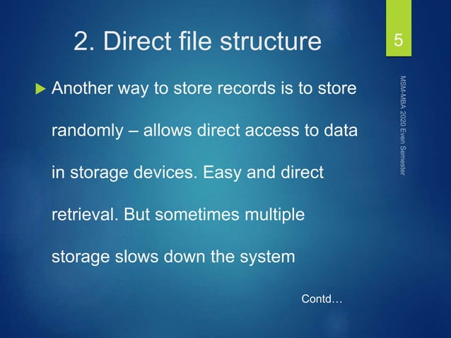 Information Management Unit 3 Database Management Systems Pptx