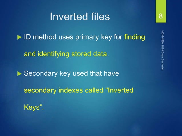 Information Management Unit 3 Database Management Systems Pptx