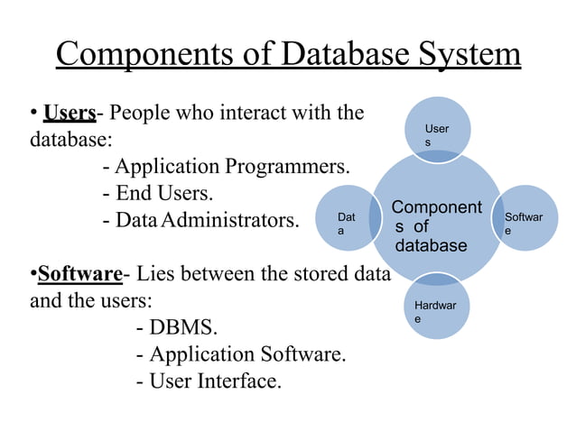 Database management system basics and it applications | PPT