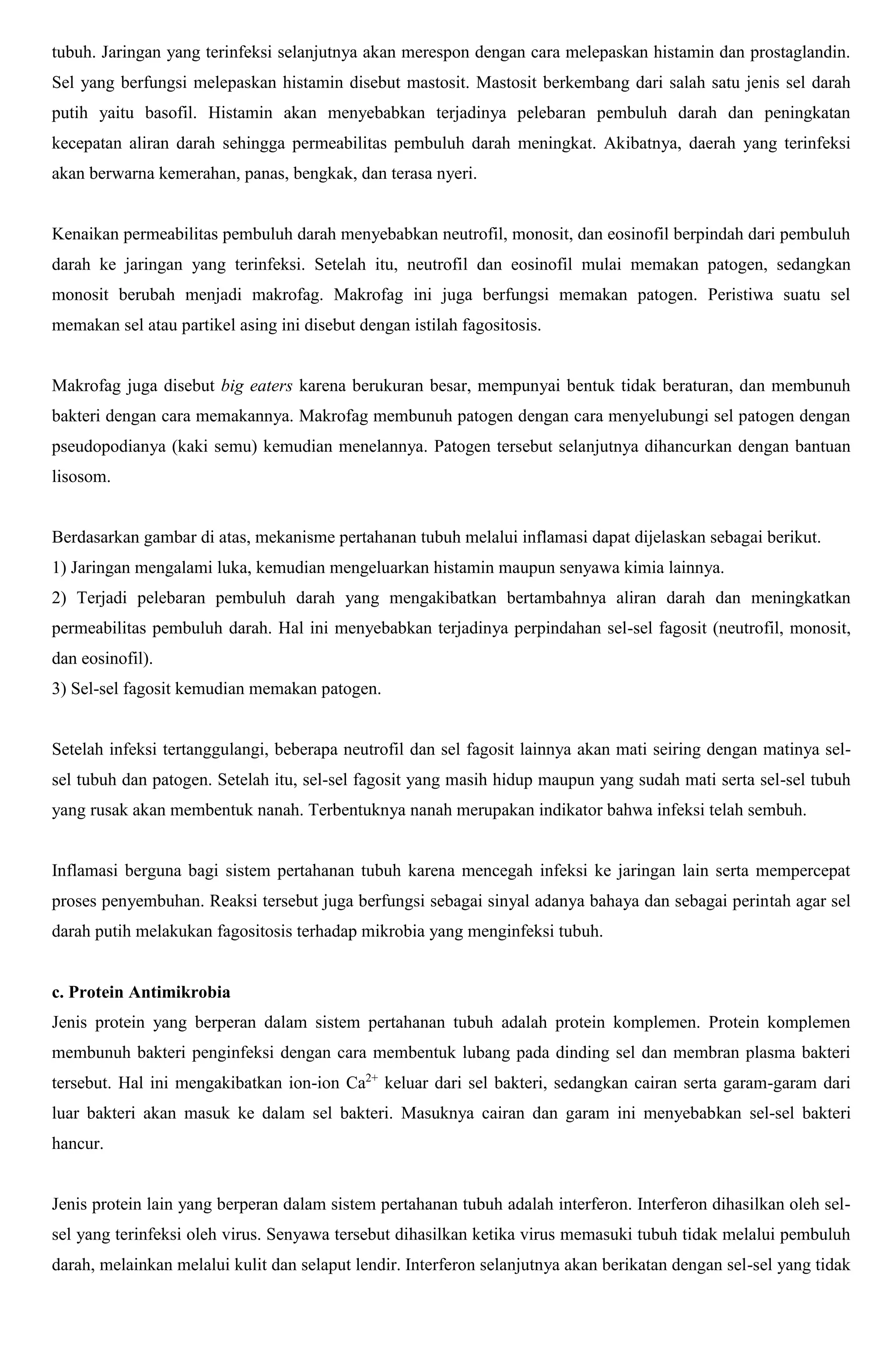 Sistem Pertahanan Tubuh (Materi Biologi) | DOCX