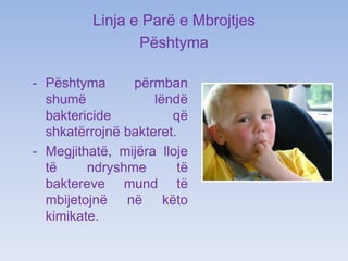 Imuniteti, imunoprofilaksia, mekanizmat mbrojtes | PPT