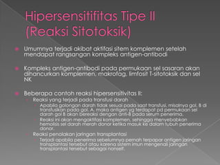 Imunologi; hipersensitifitas | PPTX