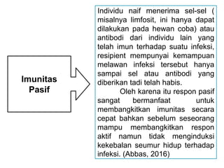pengenalan imunologi | PPTX