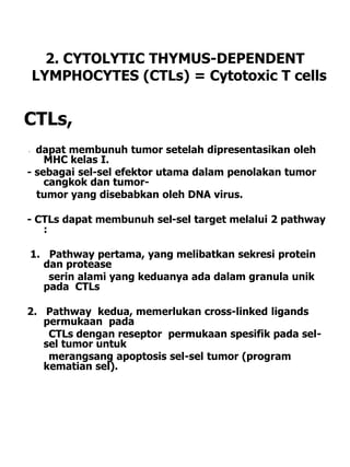 Imunologi tumor bag.9 | PPT