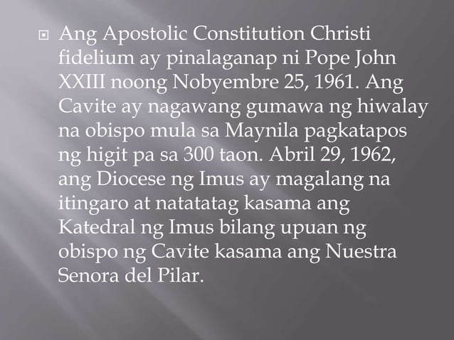 Cathedral of Our Lady of the Pillar of Imus | PPTX