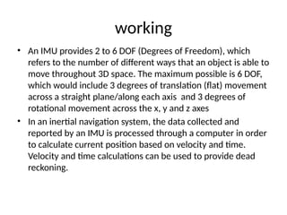 IMU (Inertial Measurement Unit) SENSOR.pptx