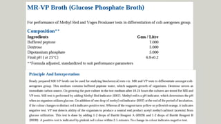 IMViC (Indole Methyl red Voges prascuer Citrate) Test | PDF