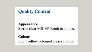 IMViC (Indole Methyl red Voges prascuer Citrate) Test | PDF