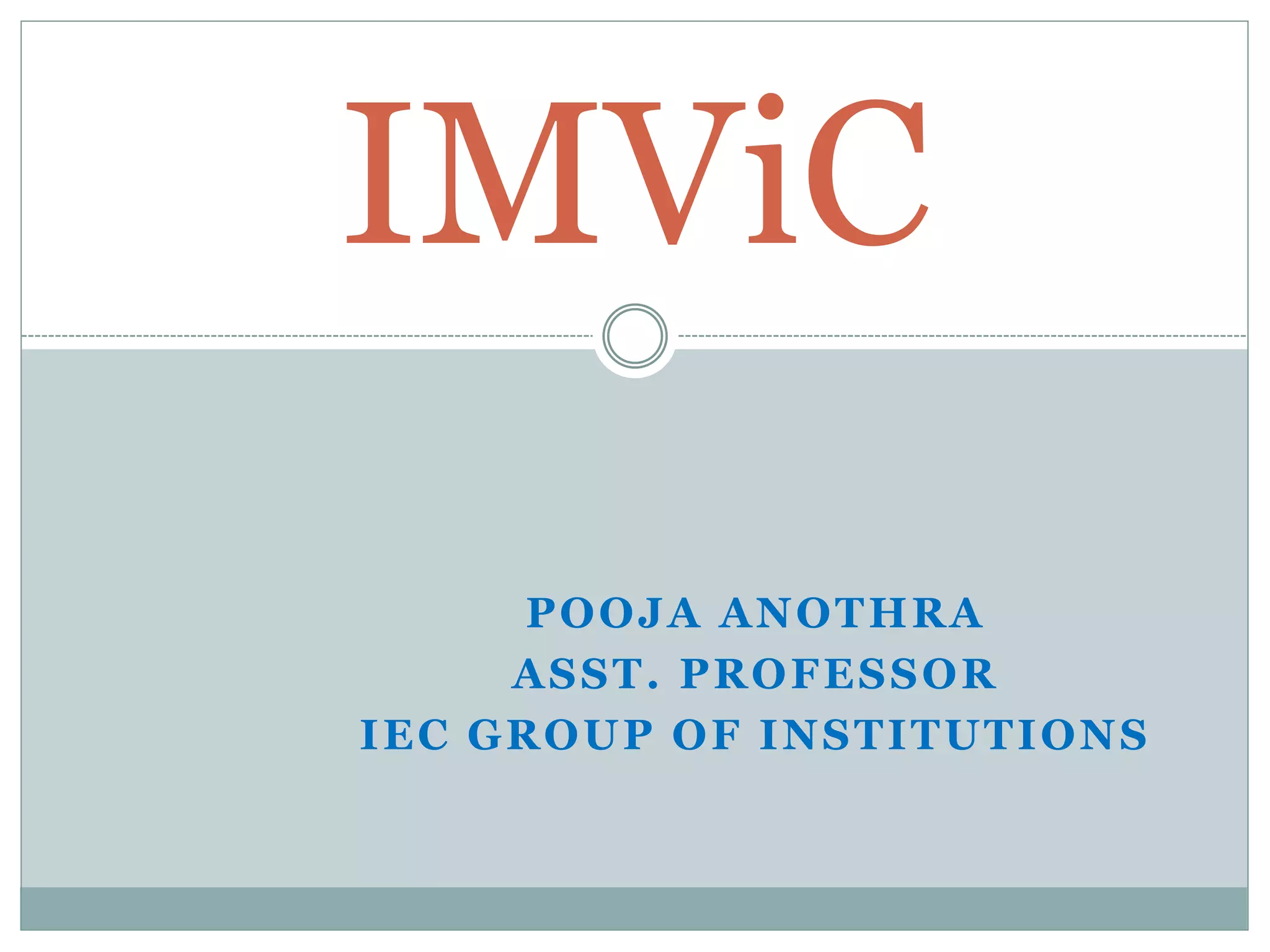 IMViC (Biochemical test) | PPTX