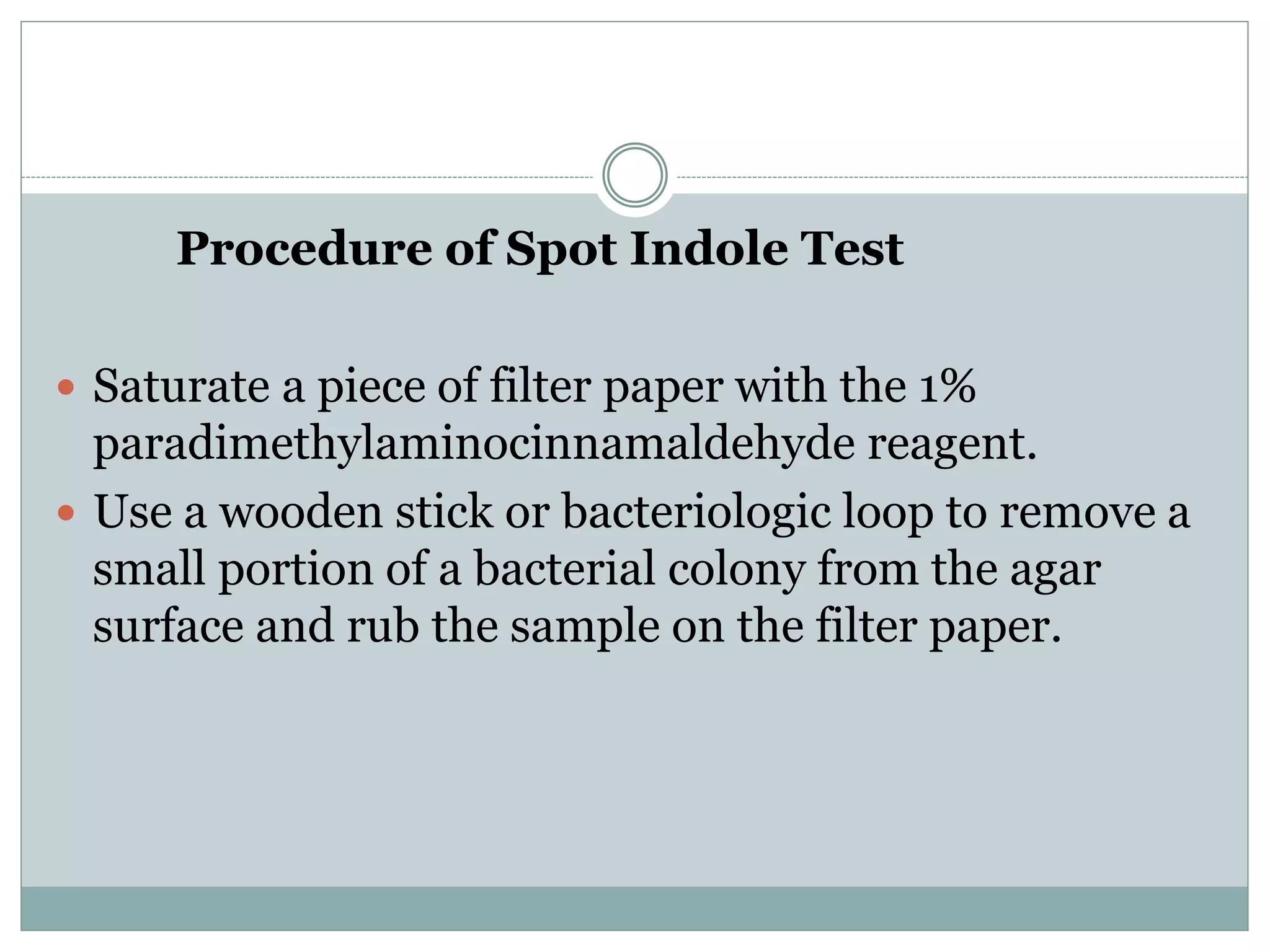 IMViC (Biochemical test) | PPTX