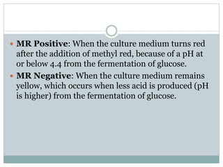IMViC (Biochemical test) | PPTX
