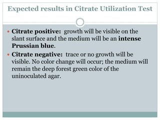 IMViC (Biochemical test) | PPTX
