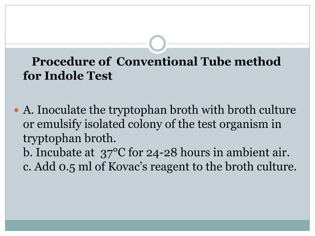 IMViC (Biochemical test) | PPTX | Chemistry | Science