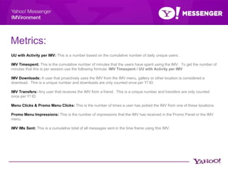 Yahoo! IMVironment | PPT