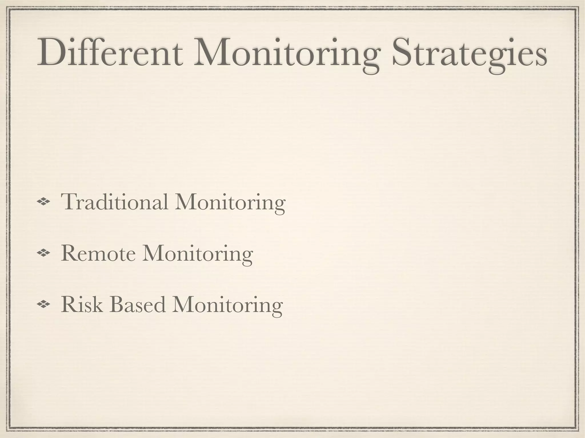 Interim Monitoring Visits | PDF