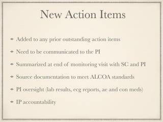 Interim Monitoring Visits | PDF