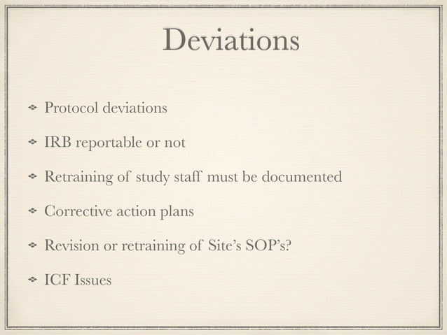 Interim Monitoring Visits | PDF