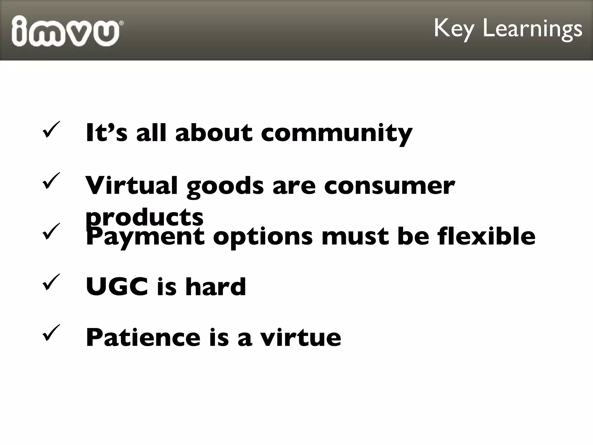 IMVU Presentation | PPT