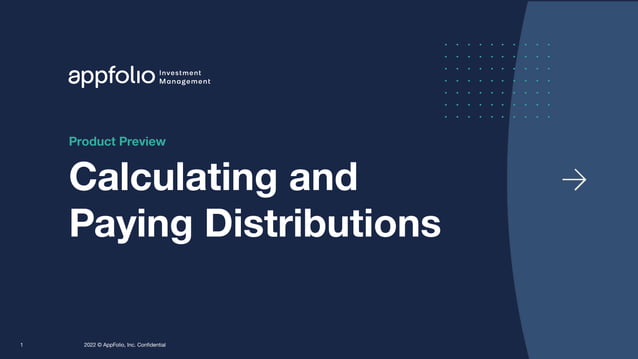 Calculating and Paying Distributions: How to automate your investor ...