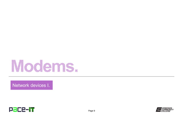 Pace IT - Network Devices (part 1) | PPTX | Computer Networking | Computing