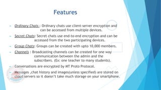 Open Source Telegram Based Instant Messenger | PDF