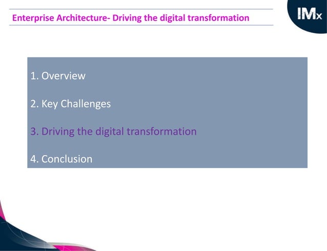 Arquitectura Empresarial impulsando la transformación digital | PPT