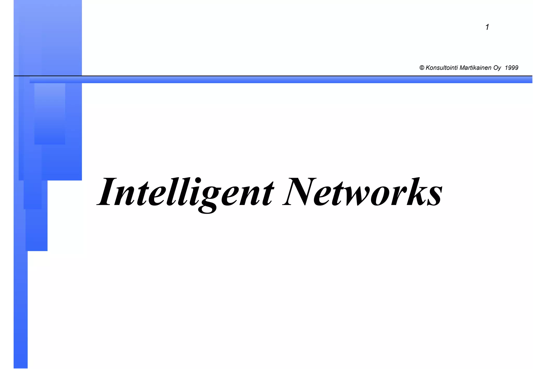 Intelligent Networks | PPT