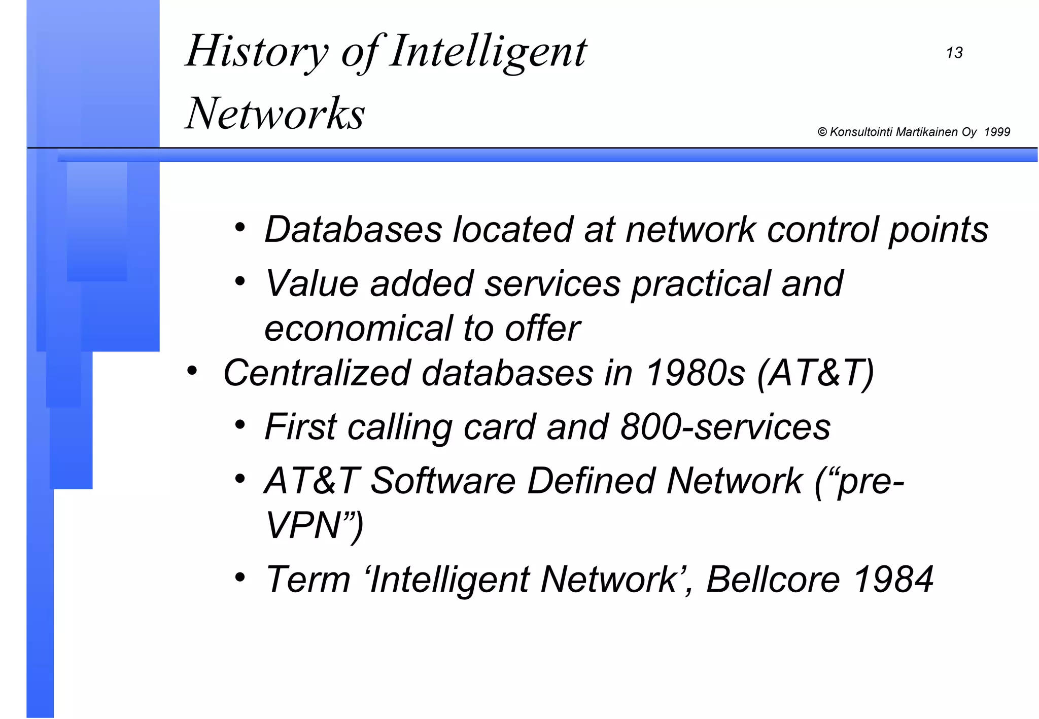 Intelligent Networks | PPT