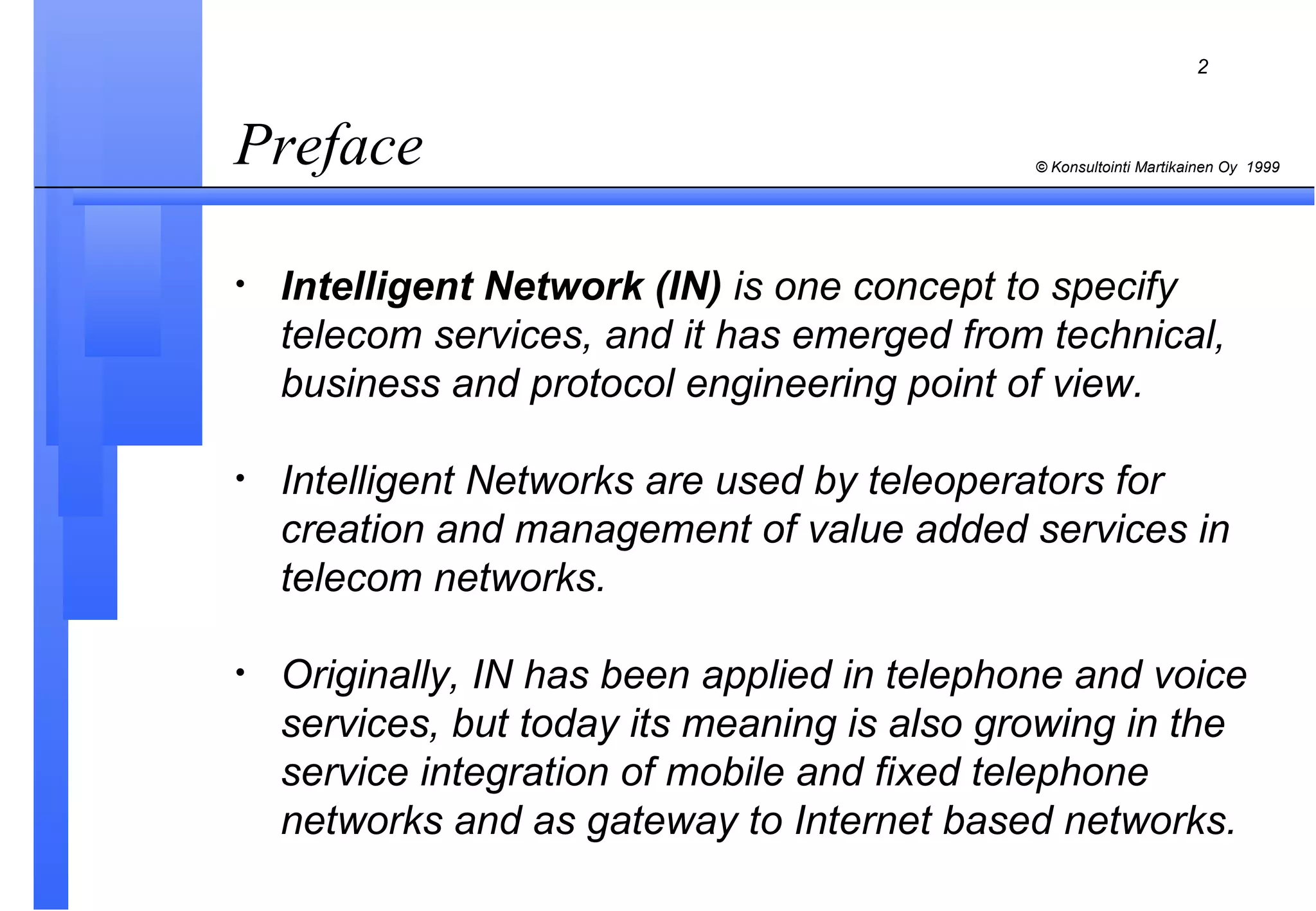 Intelligent Networks | PPT