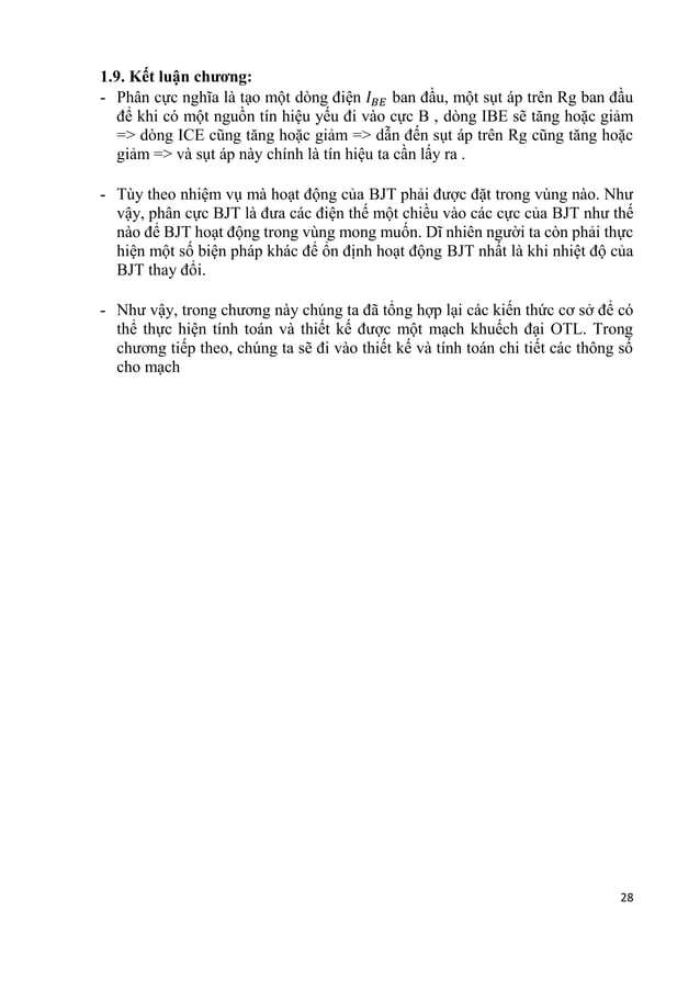 báo cáo mạch OTL vi sai | PDF