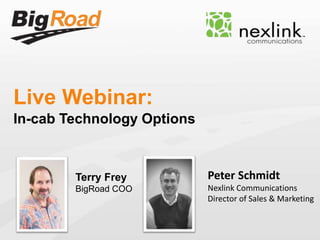In-Cab Technologies Webinar (March 2015) | PPT