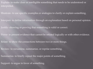 In class Essay Exams | PPT