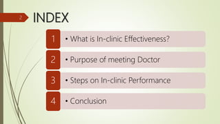 In clinic effectiveness | PPTX
