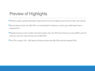 TPU paper slide | PPT