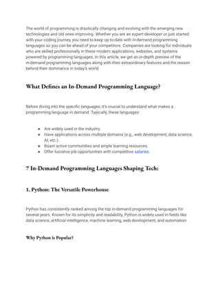 In-Demand Programming Languages_ A Comprehensive Guide.pdf