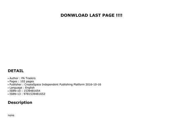 In Depth Guide to Price Action Trading: Powerful Swing Trading Strategy for Consistent Profits | PDF