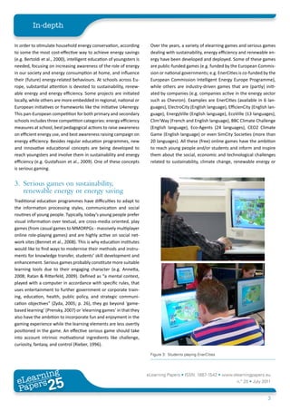 EnerCities, a Serious Game to Stimulate Sustainability and Energy ...