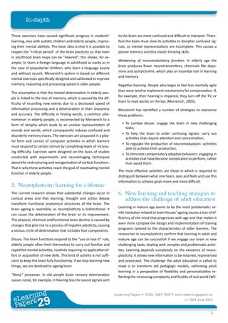 The Ageing Brain: Neuroplasticity and Lifelong Learning | PDF